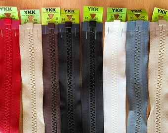 5.25 13cm Closed End Super Chunky Zip Plastic Zipper - Etsy