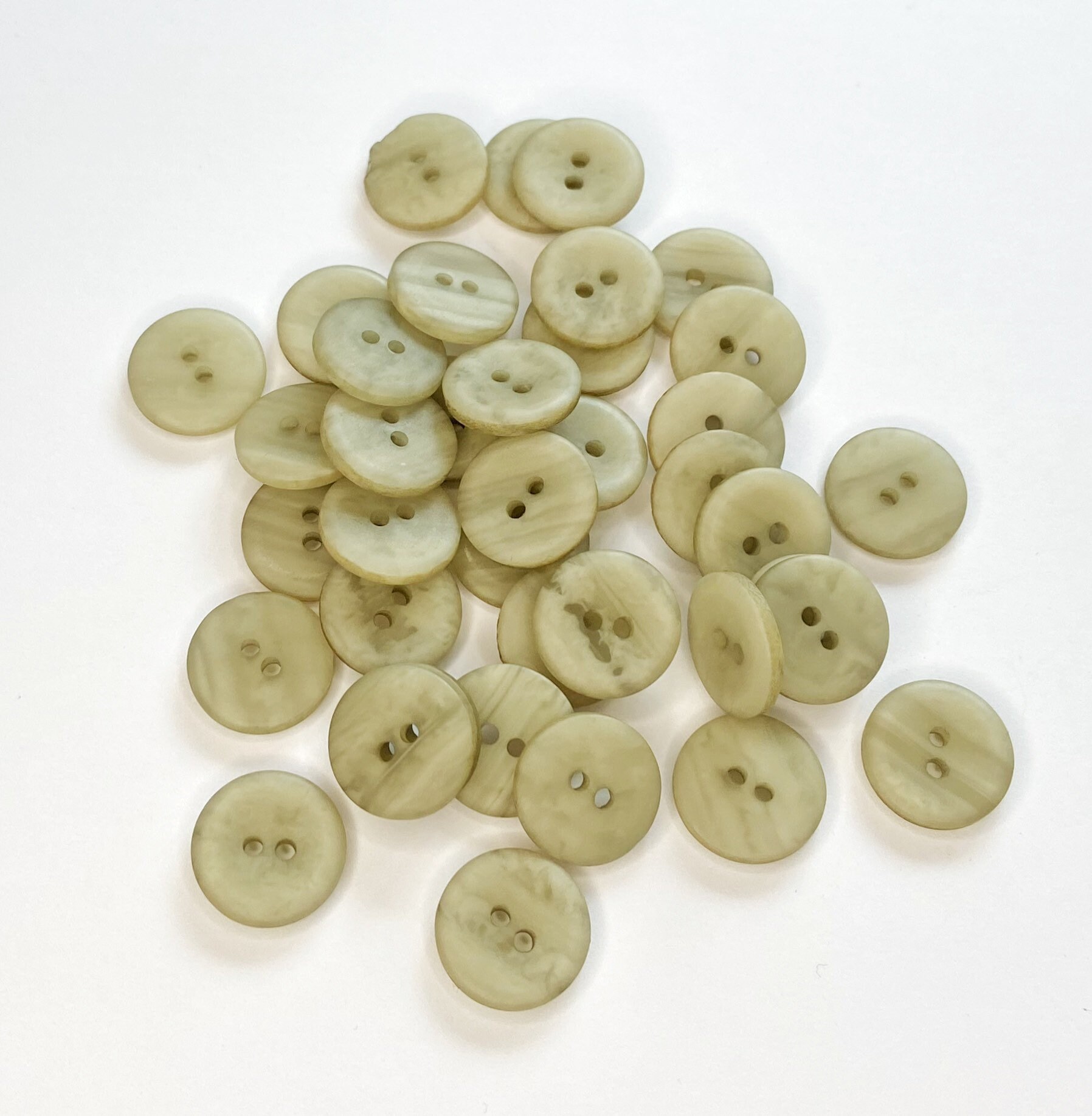 10x Beige Multi Tonal Buttons 15mm Dressmaking Sewing | Etsy