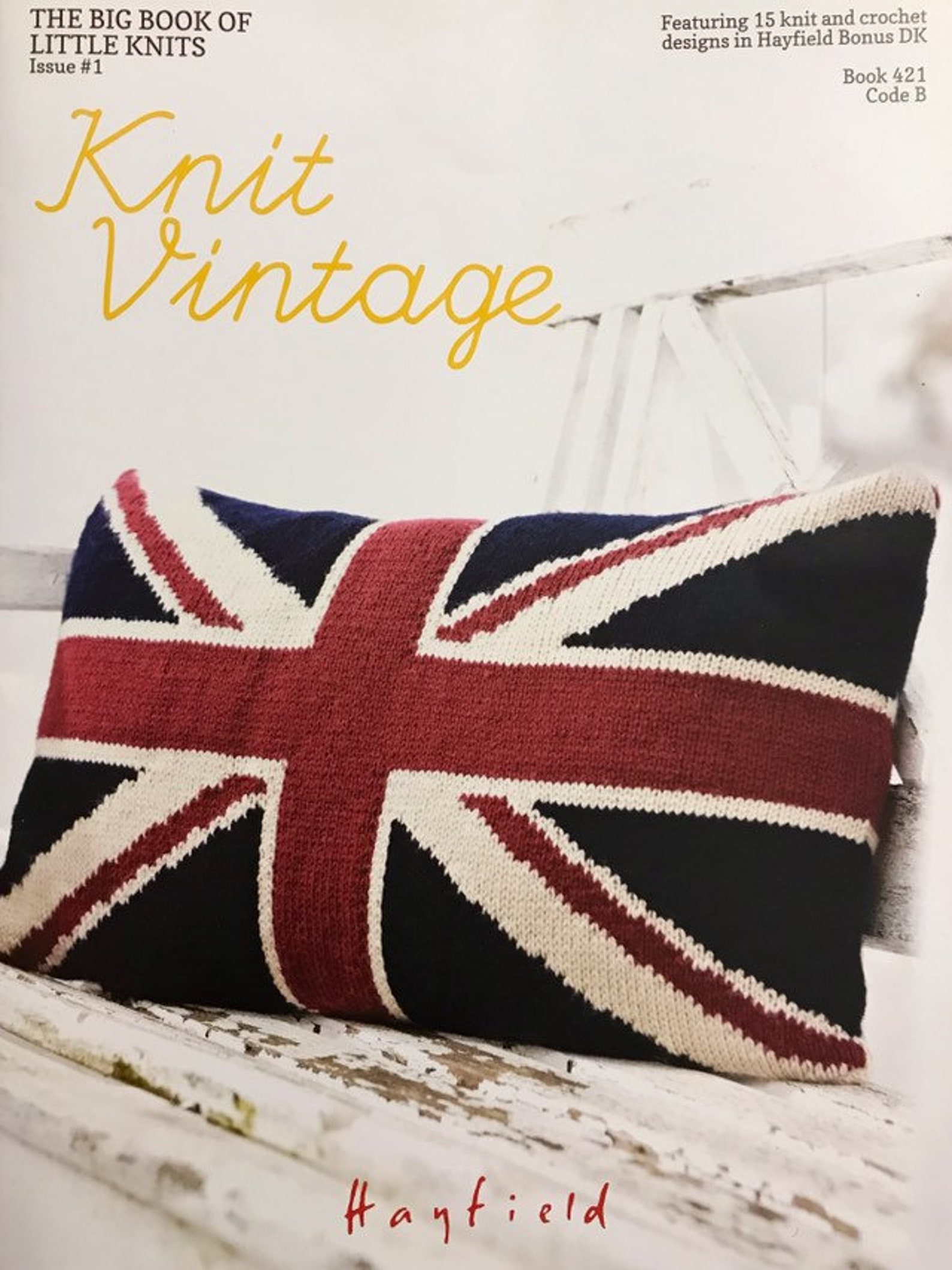Knitting Pattern Book Knit Vintage Knitted Food Union Jack | Etsy