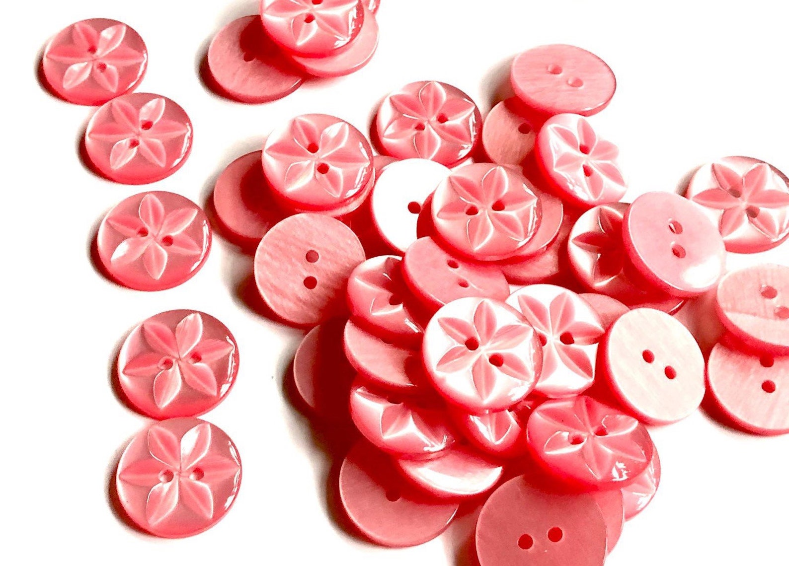 10x Round Star Buttons Various Colours 11mm 14mm 17mm - Etsy