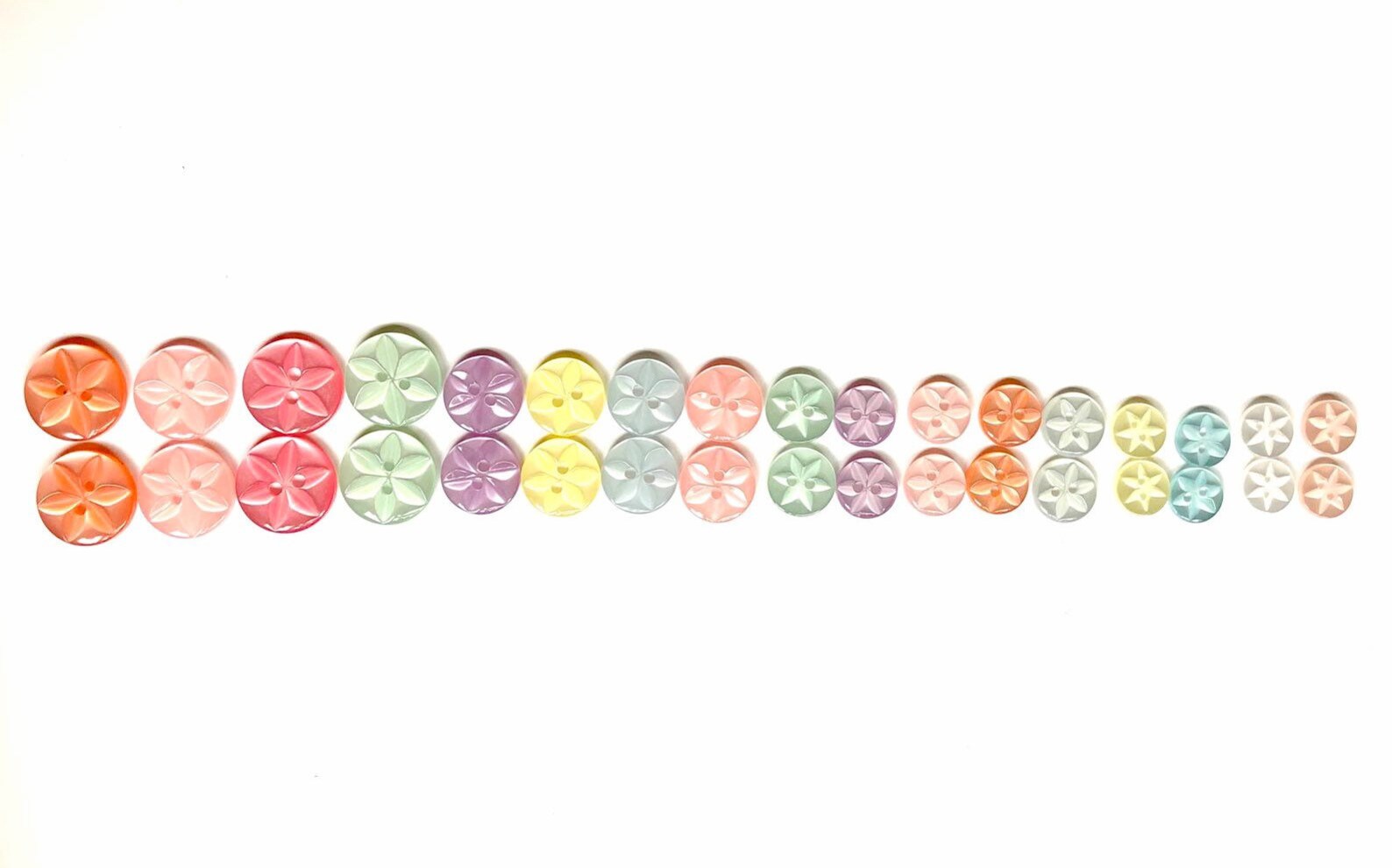 10x Round Star Buttons Various Colours 11mm 14mm 17mm - Etsy