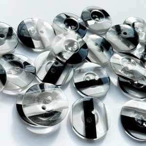 10x Stripe Buttons, 22mm, Coat, Jacket, Dressmaking, Sewing Supply ...