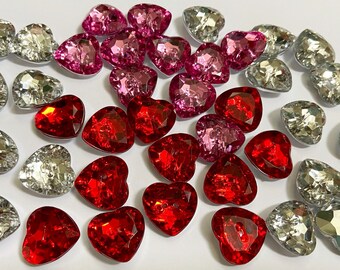 Pink Crystal Buttons - Etsy