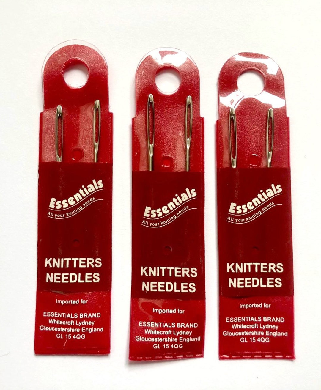 Wool & Knitters Needles, Darning Needle, Sewing Up, Short Darning ...