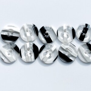 10x Stripe Buttons, 22mm, Coat, Jacket, Dressmaking, Sewing Supply ...