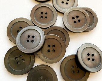 Black Eye IVORY ITALIAN VINTAGE Buttons for Coat and Jacket - Etsy