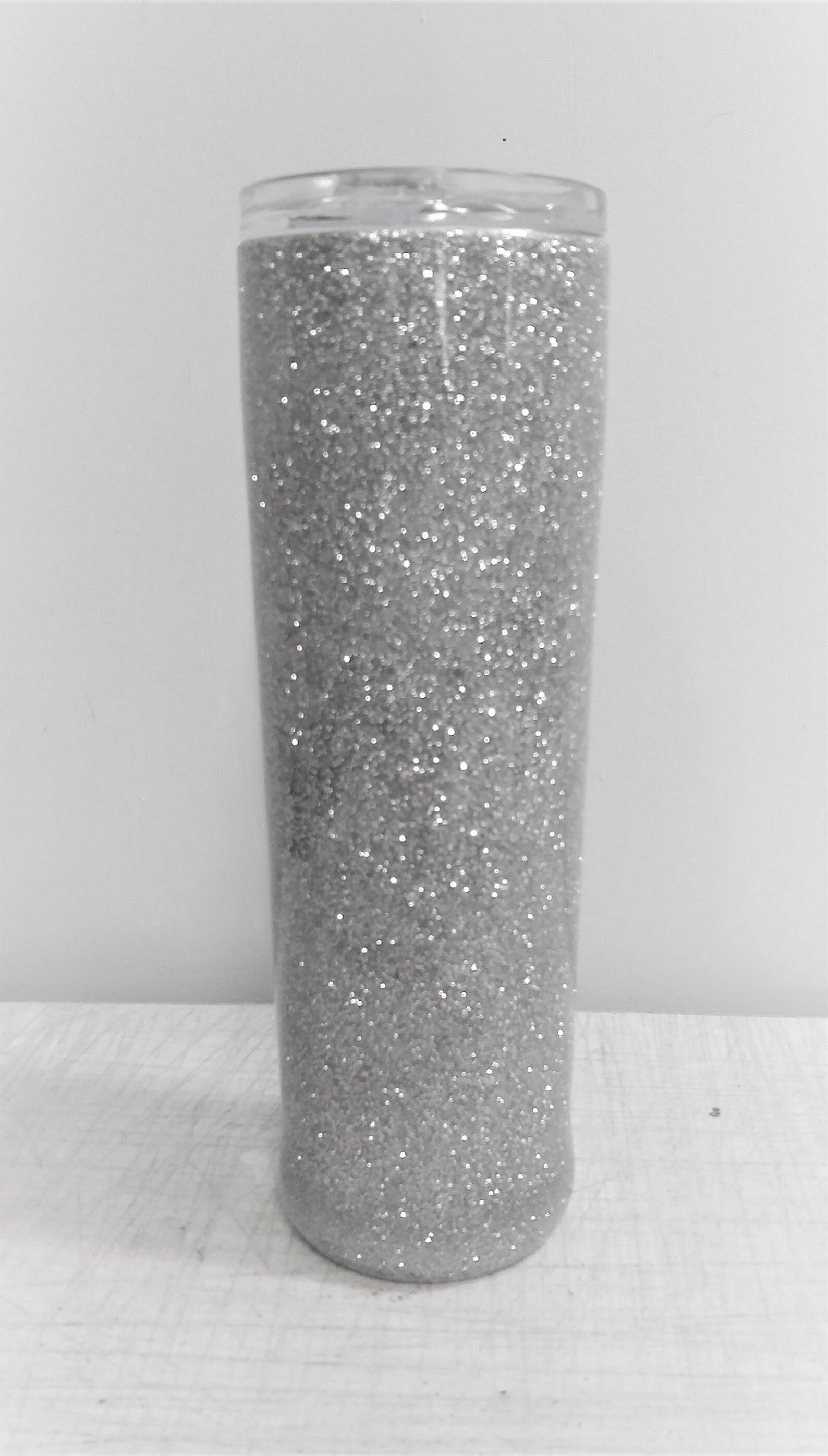 New SILVER GLITTER CUP High Sparkle Tumbler Epoxy | Etsy