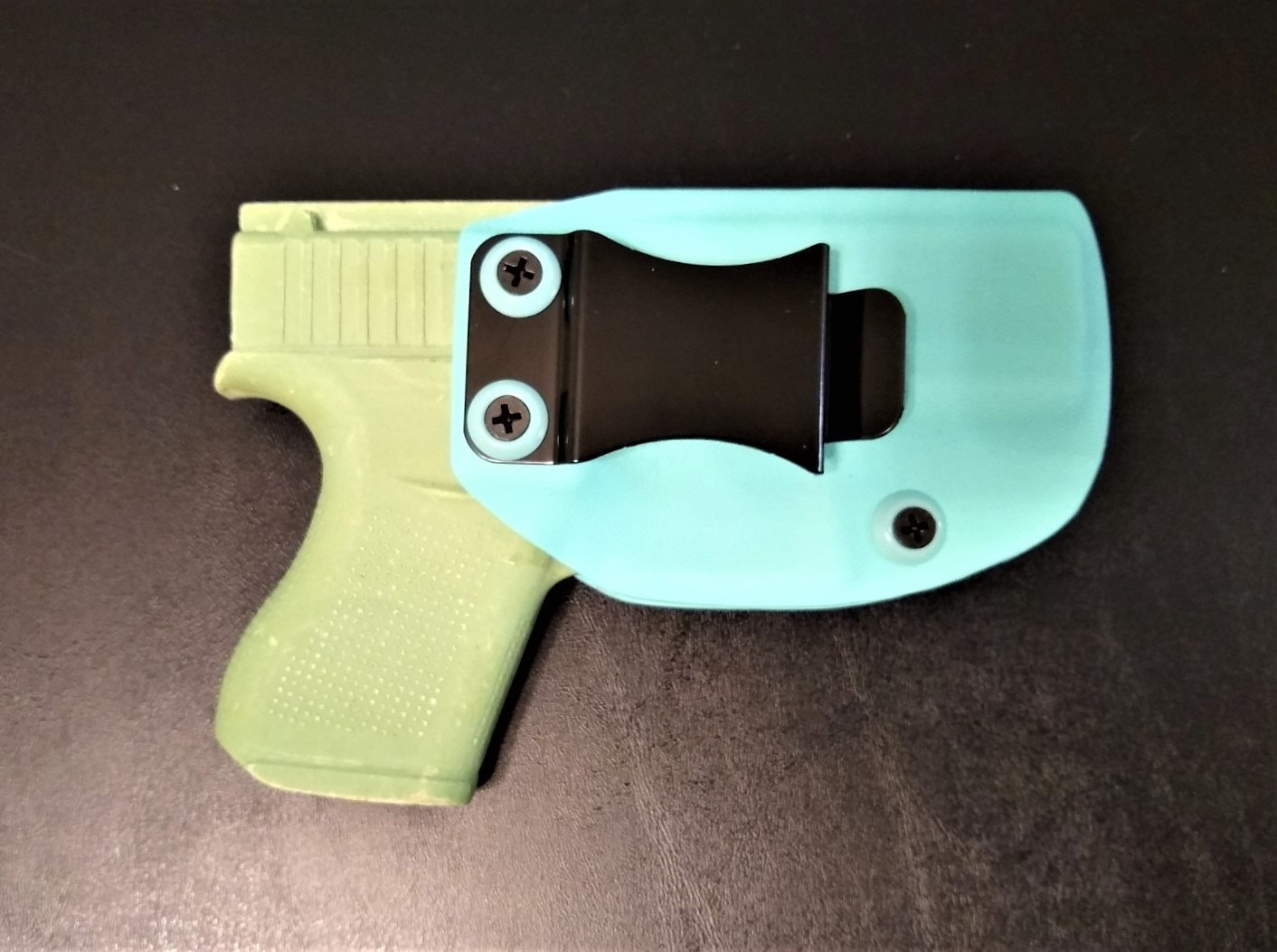 TIFFANY TURQUOISE Glock 43 43X 9mm Kydex Holster-adjustable - Etsy