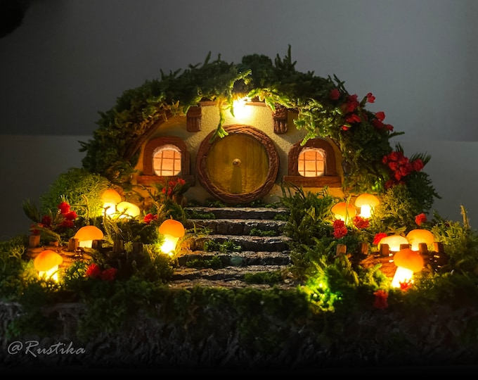 Hobbit House Decoration, Hobbit Hole Diorama, Hobbitcore Decor ...