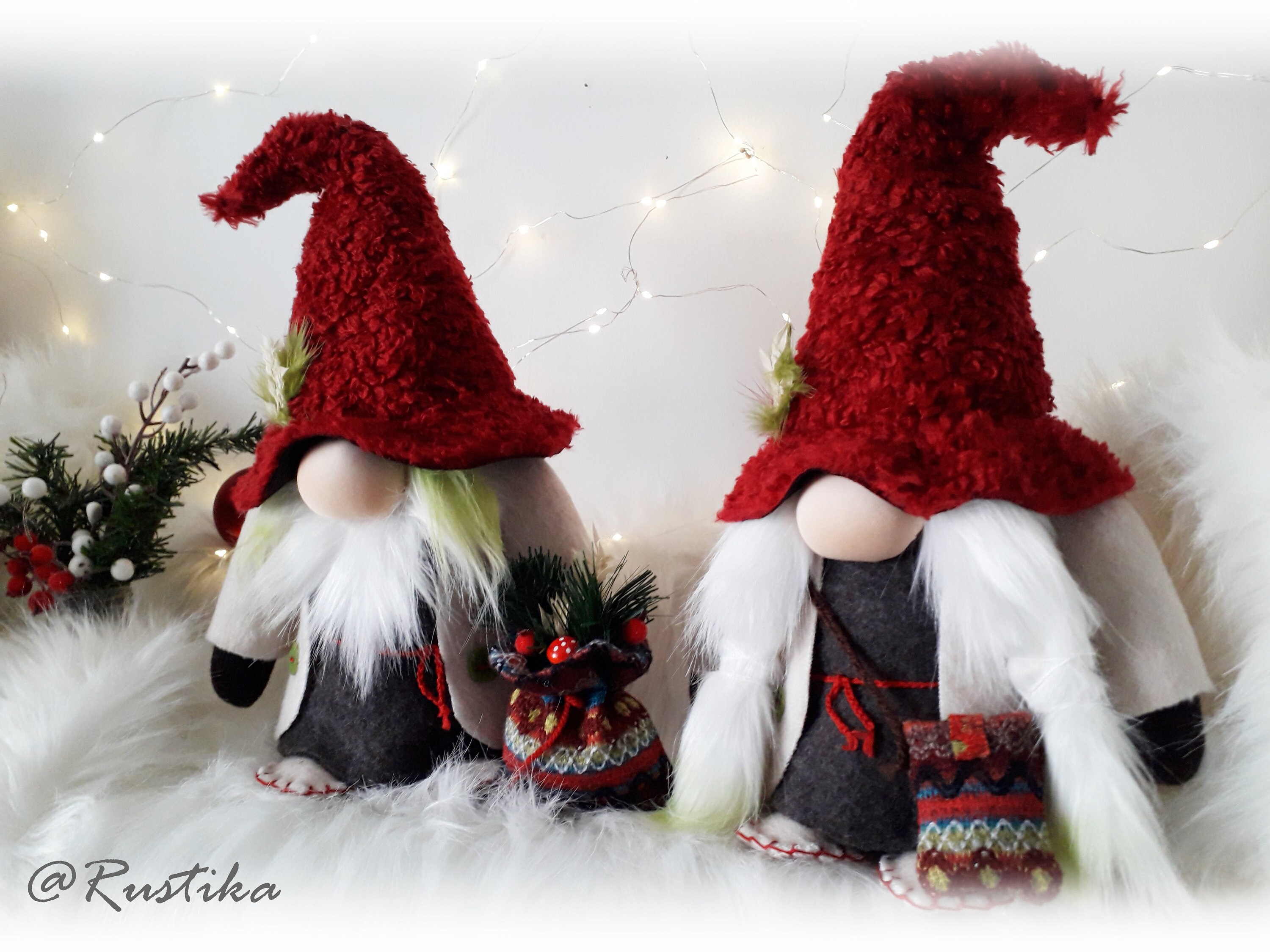 Christmas Gnomes: Nordic Nisse Winter Decor - Etsy