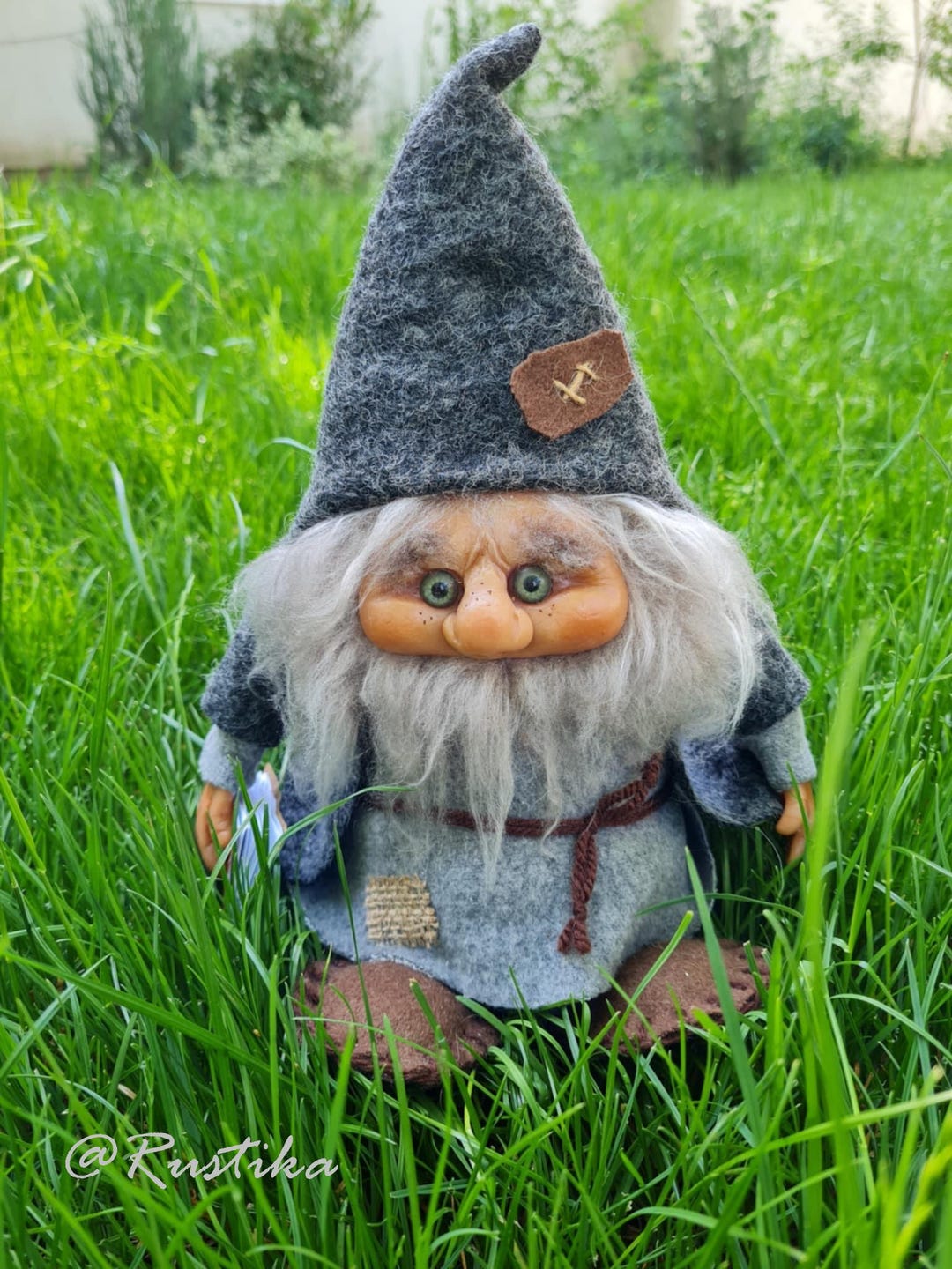 Collectible Gnome - Riordan, Cottagecore Gnome, Woodland Gnome, Funny ...