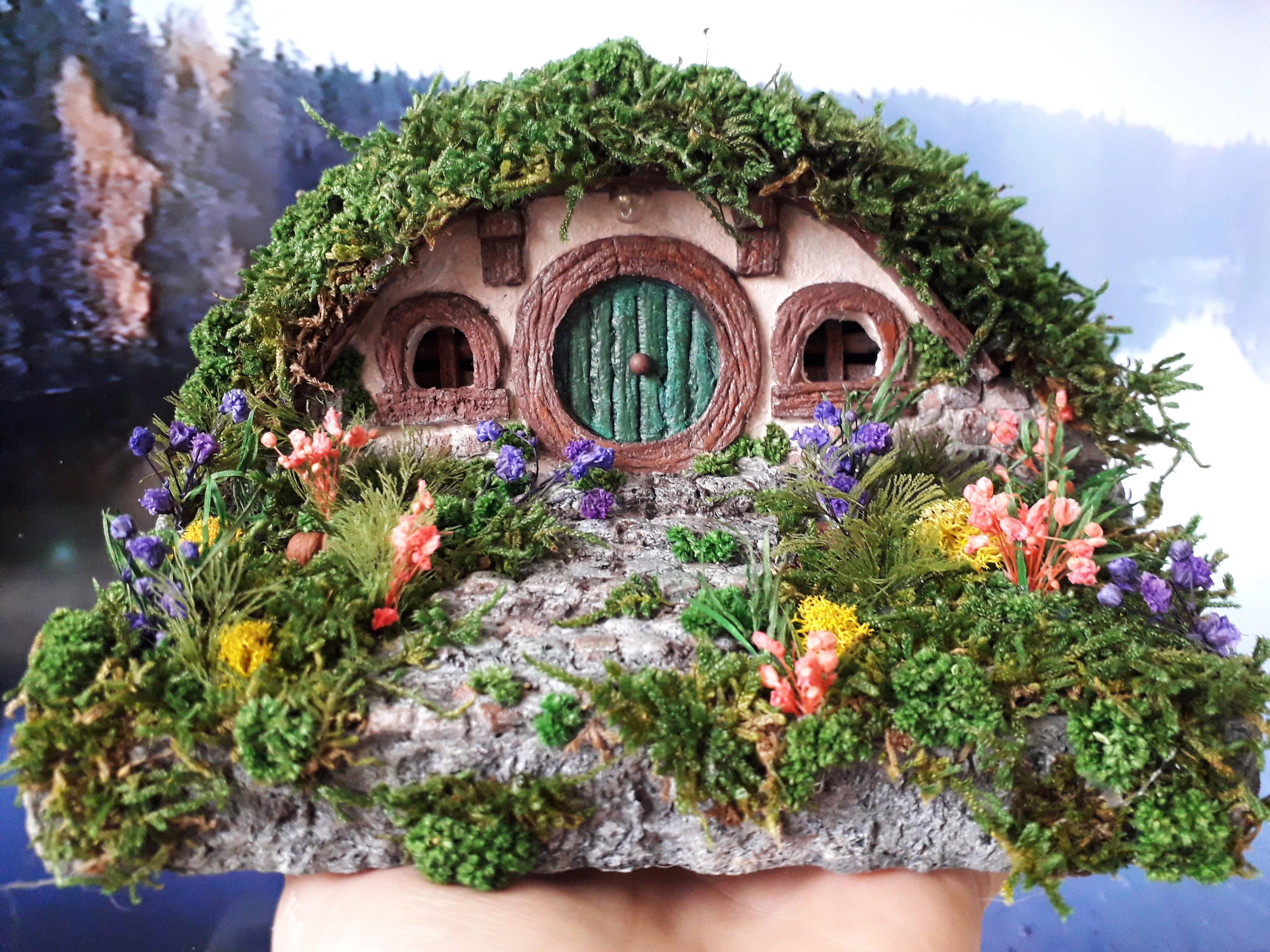 Miniature Hobbit Homes