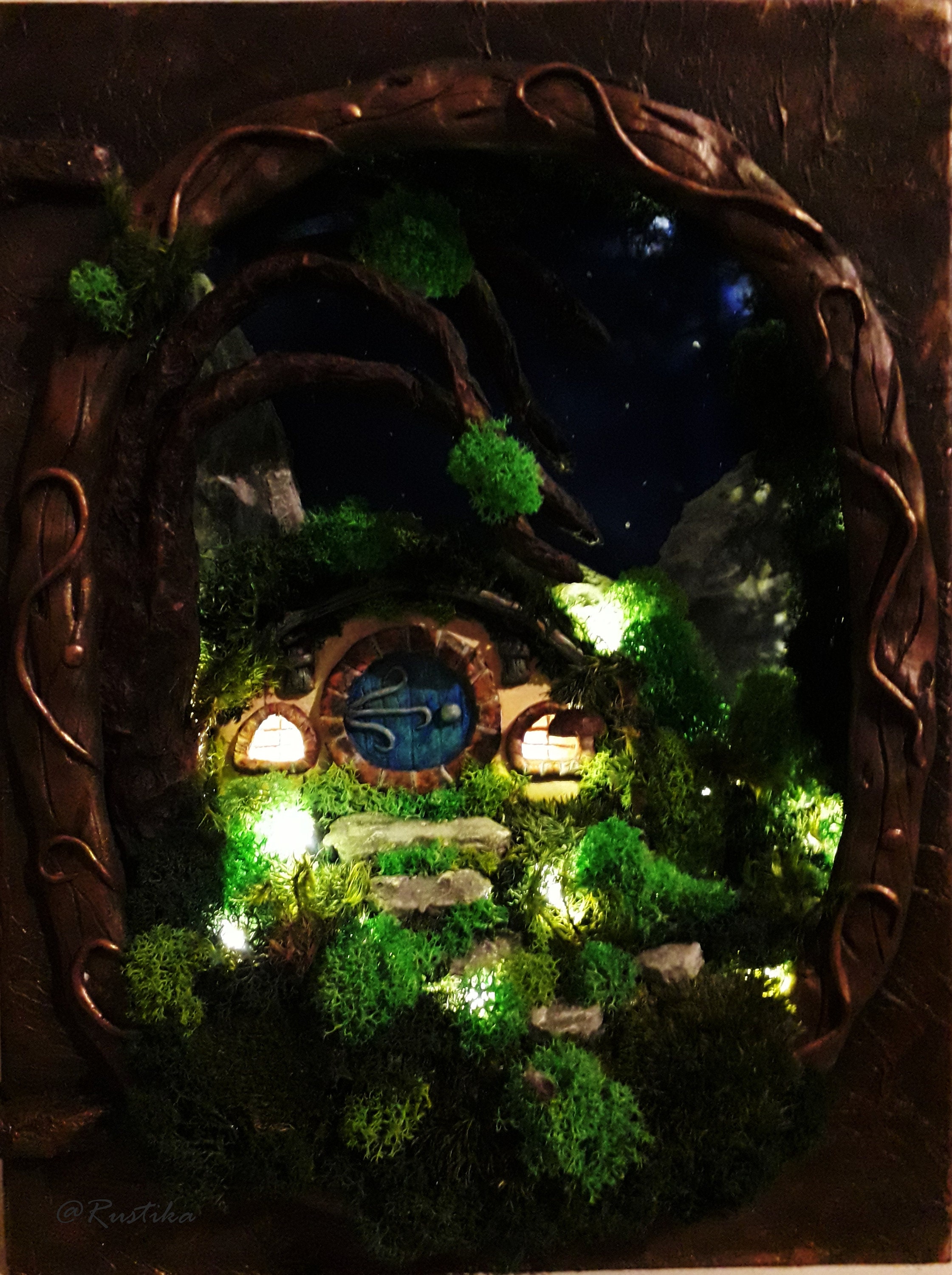 Hobbit House Book Book Shaped Diorama Hobbit Hole Hobbit - Etsy