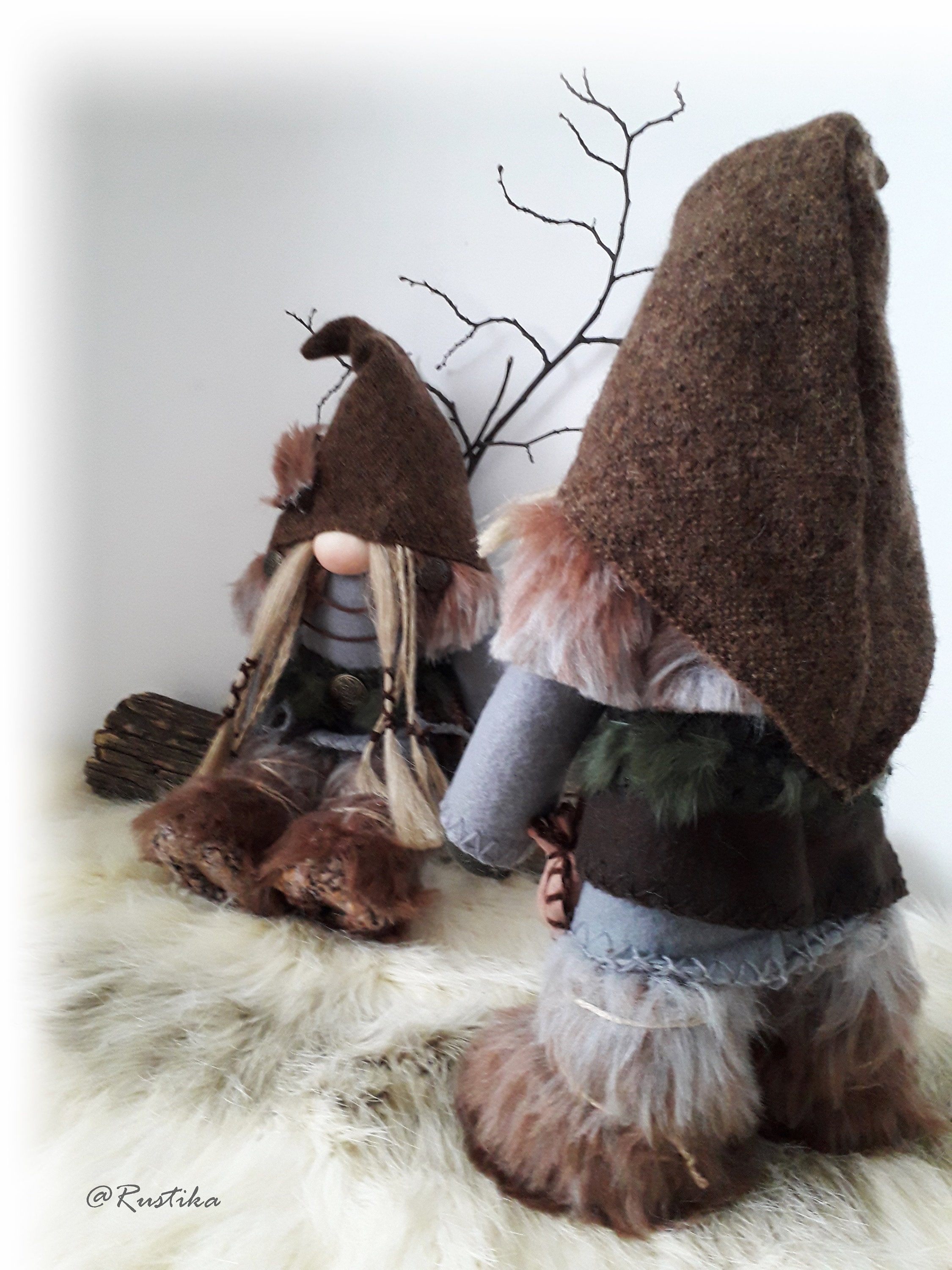 Nordic Gnome Sigfried / Brunhilde Norse Celtic Gnomes | Etsy