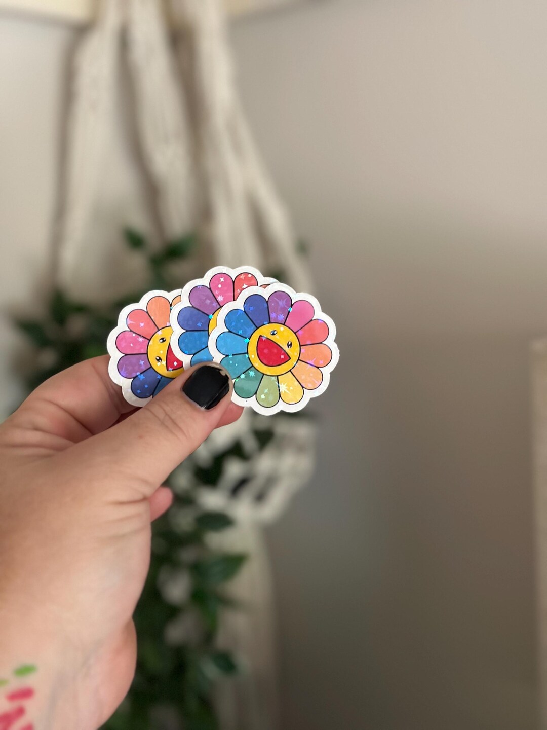 Hobi Core Flowers Sparkly Sticker Set| BTS Sticker|bts Merch |bts ...