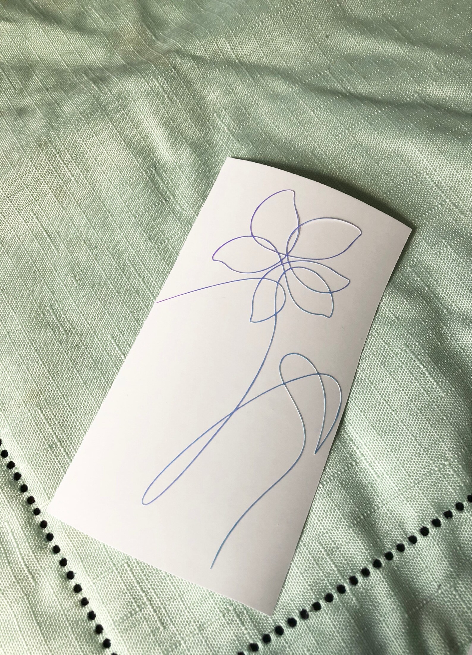 BTS LY E Flower White Opal Holographic Decal | Etsy