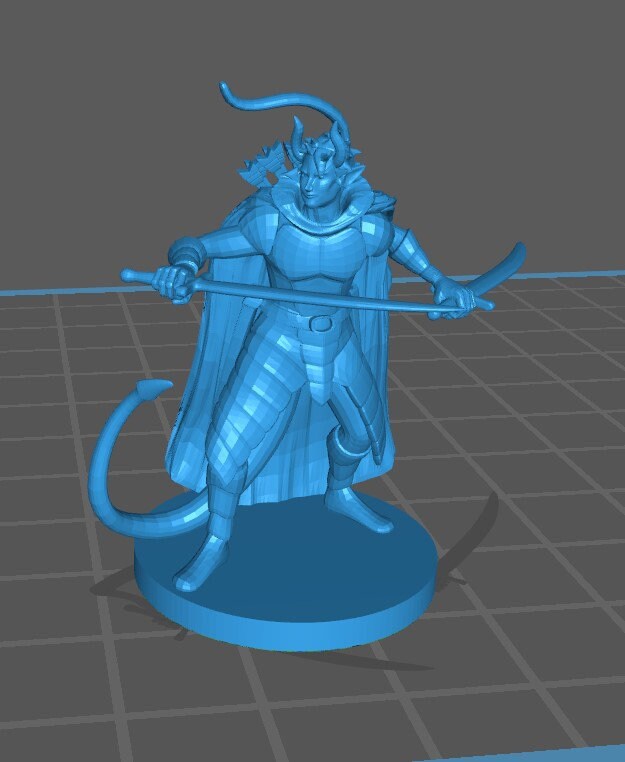 Tiefling Rangers Mini - DND - Pathfinder - Dungeons & Dragons - RPG ...