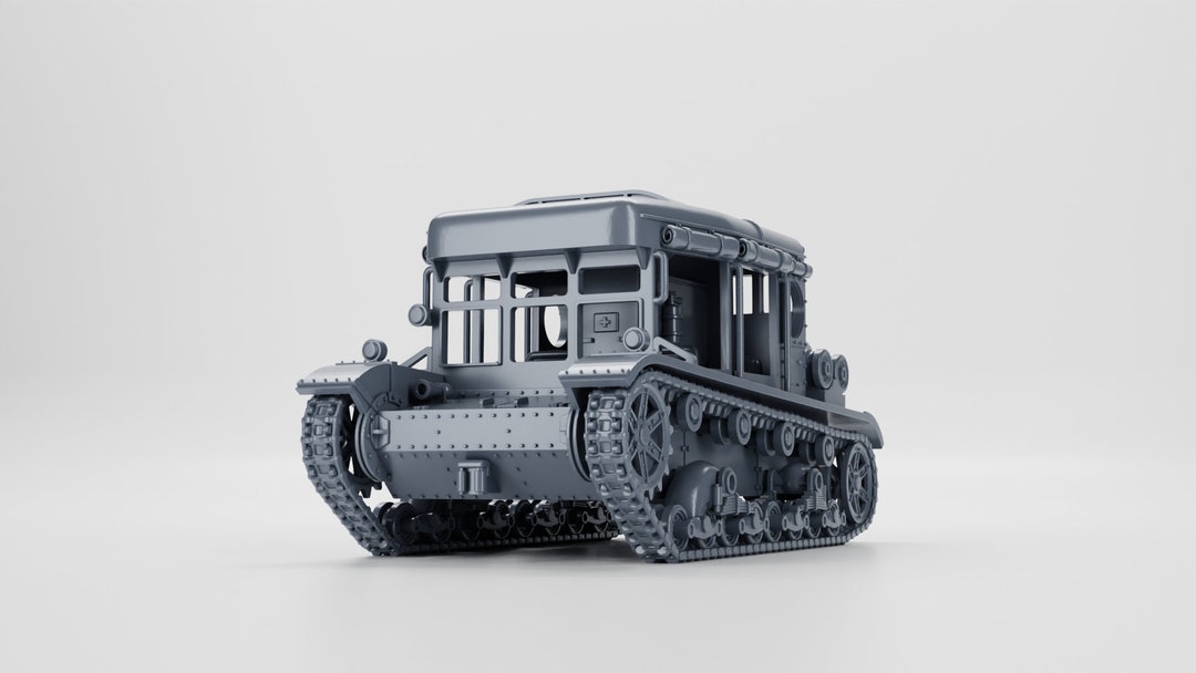 C7P Artillery Tractor - Polish Army - 28mm Scale - Wargame3d - Etsy