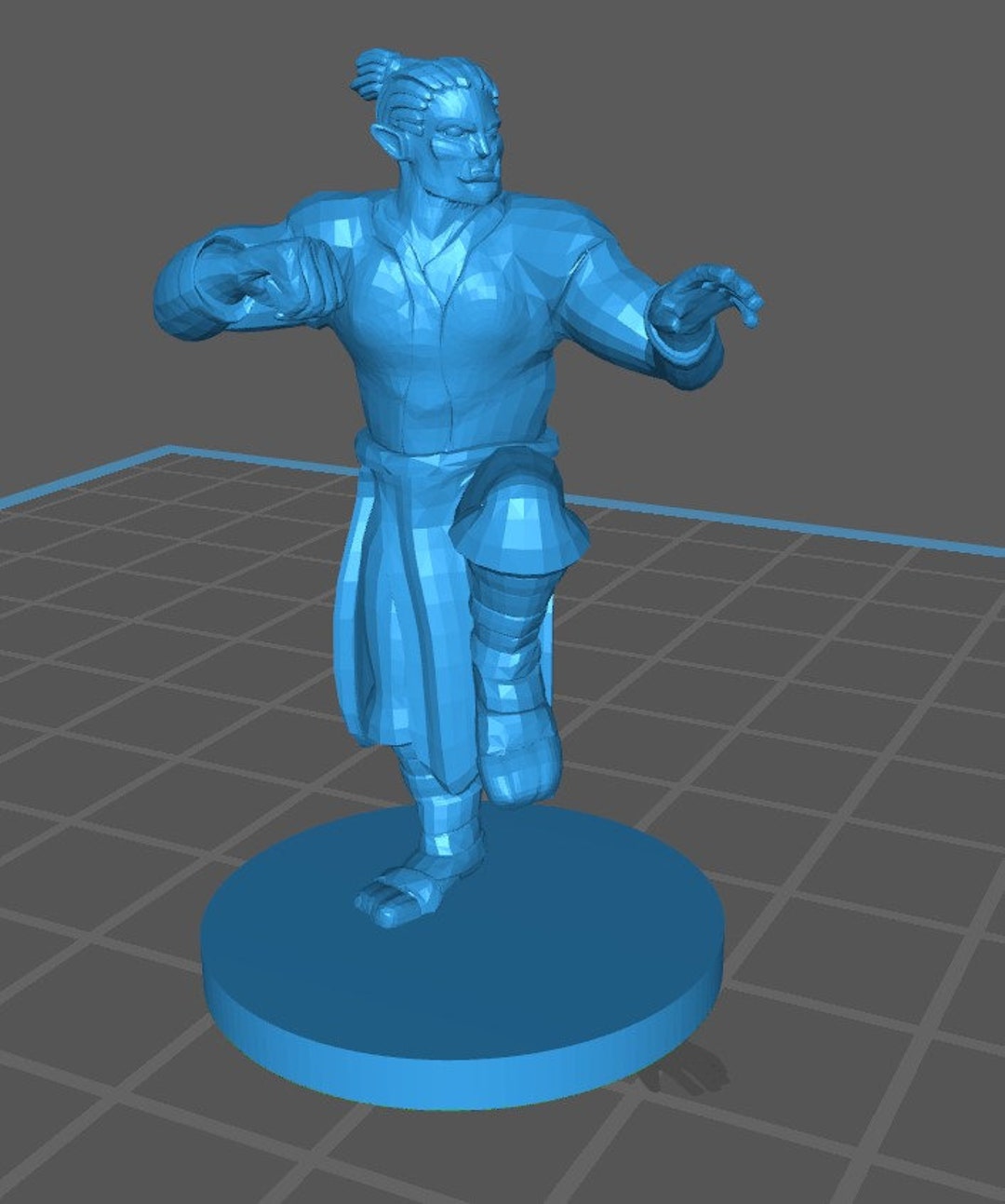 Half Orc Monk Mini - DND - Pathfinder - Dungeons & Dragons - RPG ...