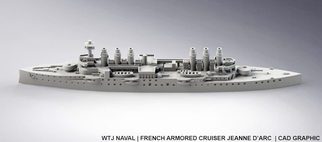Jeanne D'arc - French Navy - Pre Dreadnought Era - Wargaming - Naval ...
