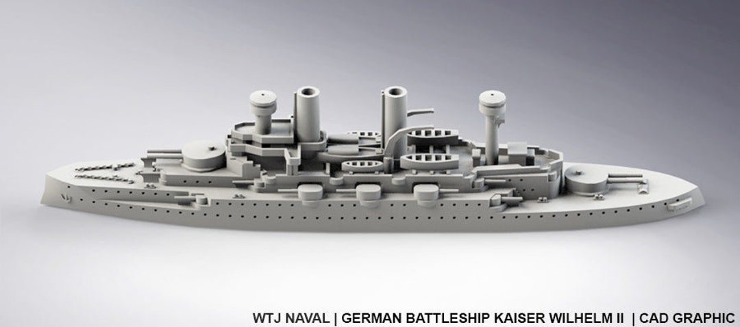 Kaiser Wilhelm II - German - Pre Dreadnought Era - Wargaming - Naval ...