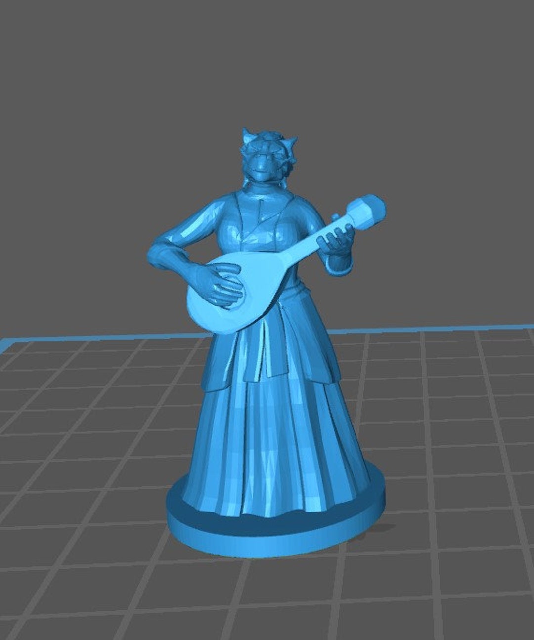 Dragonborn Bard Mini - DND - Pathfinder - Dungeons & Dragons - RPG ...