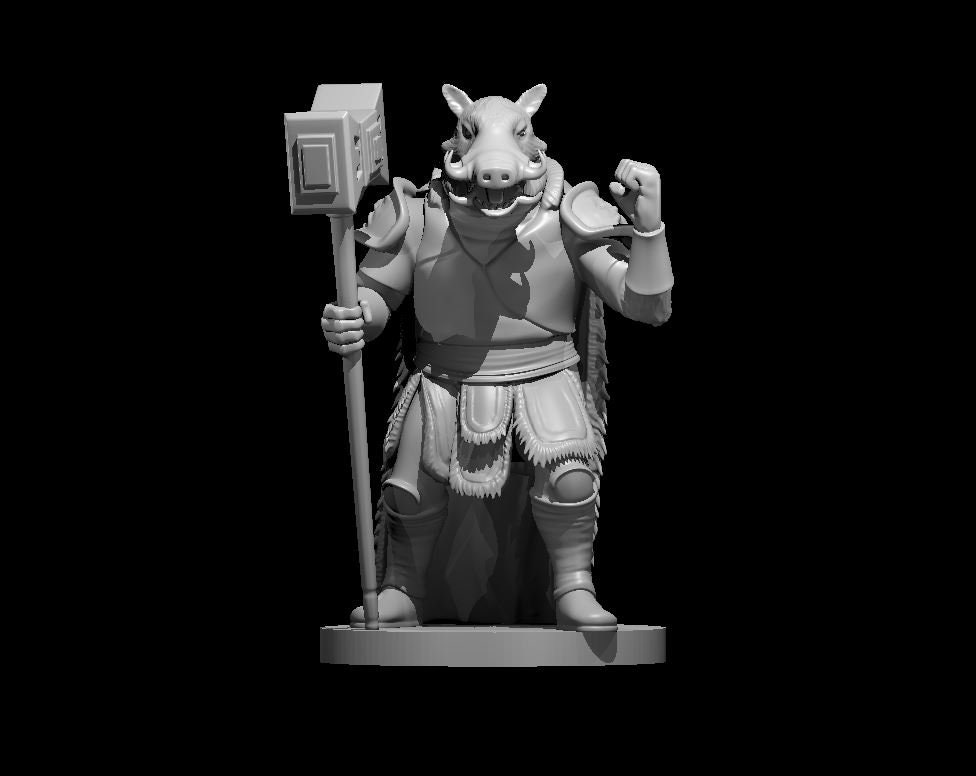 mz4250- Miniature-28mm-1Scale Giant Boar Mini RPG Pathfinder DND ...