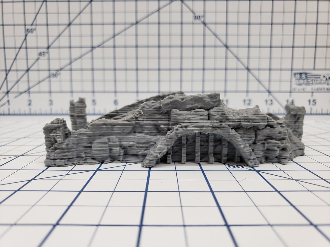 The Wilds of Wintertide Ruins - Bridge - EC3D - RPG - Tabletop ...