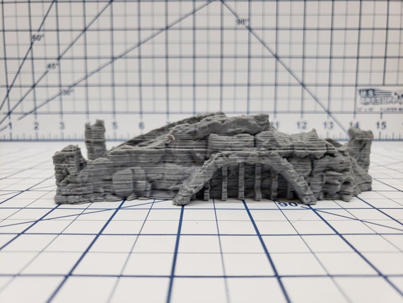 The Wilds of Wintertide Ruins Bridge EC3D RPG Tabletop - Etsy