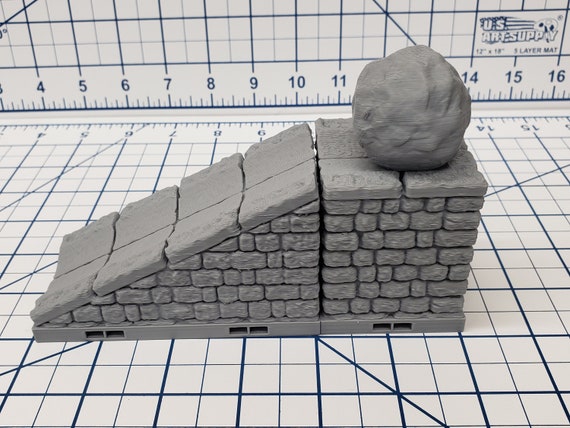 Dungeon Style Boulder Ramp Trap Dragonlock DND | Etsy
