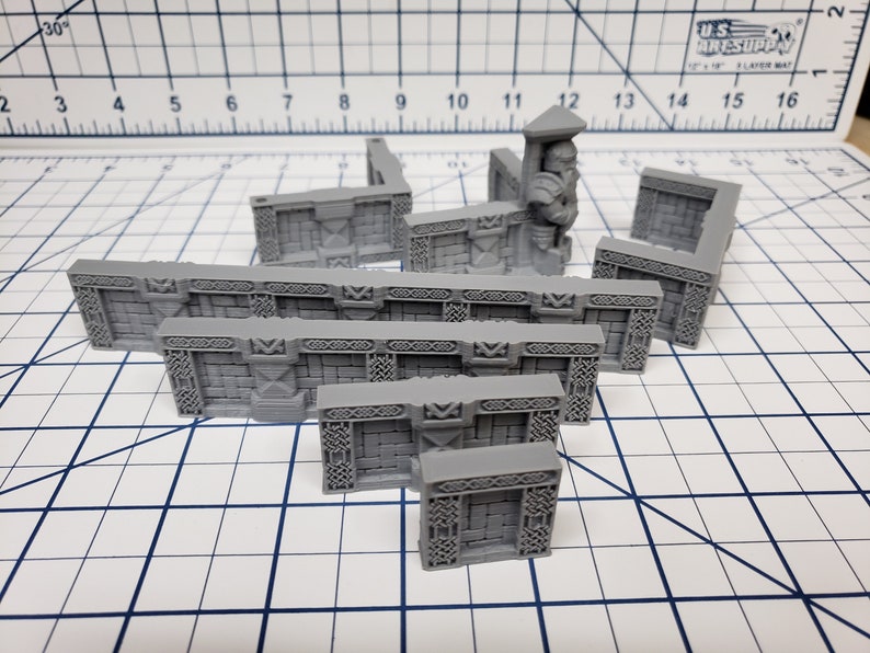 DungeonSticks Dwarven Halls Deluxe Set 50 Tiles DND | Etsy