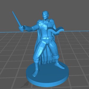 Human Wizard Mini - DND - Pathfinder - Dungeons & Dragons - RPG ...