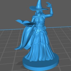 Human Wizard Mini - DND - Pathfinder - Dungeons & Dragons - RPG ...