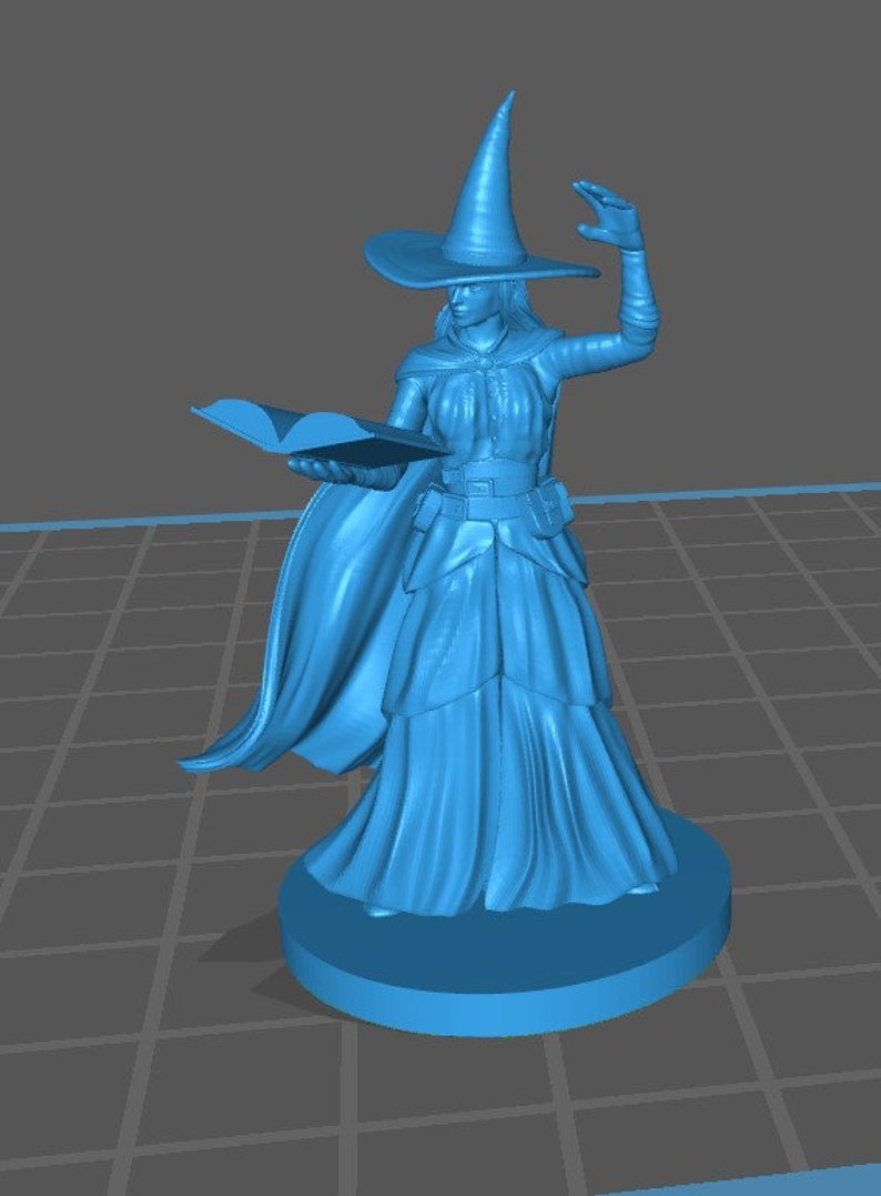 Human Wizard Mini DND Pathfinder Dungeons & Dragons - Etsy