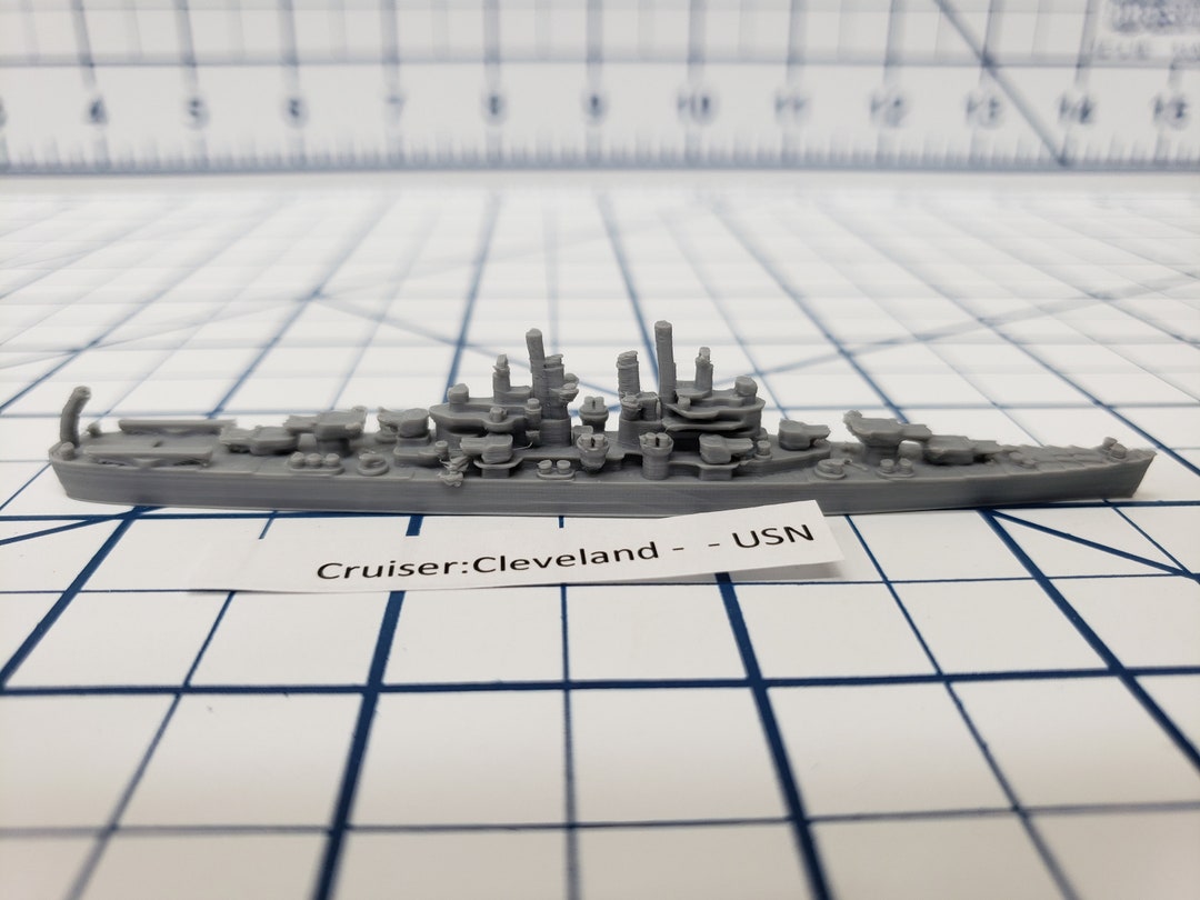 Cruiser - Cleveland - USN - Wargaming - Naval Miniature - Tabletop ...