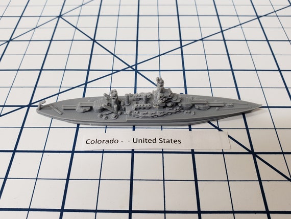 Miniature Toys Battleship Victory at Sea Warships Nevada 1944 Variant ...