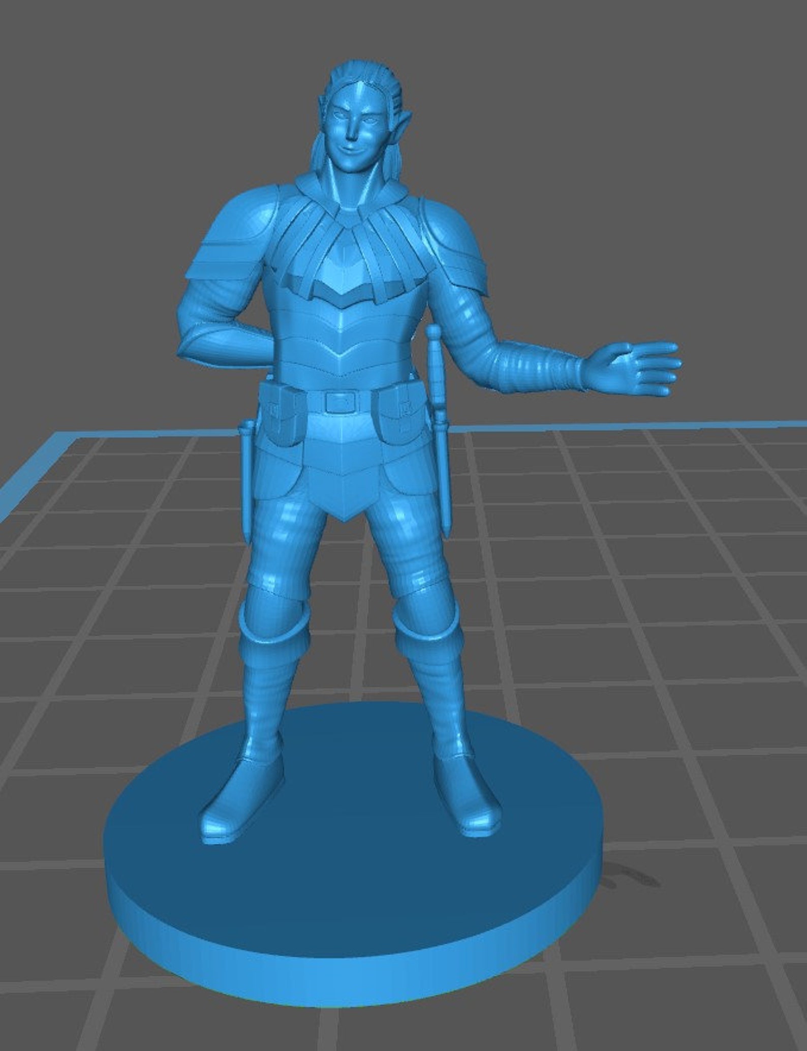 Elf Rogue Mini DND Pathfinder Dungeons & Dragons RPG Tabletop Mz4250 ...