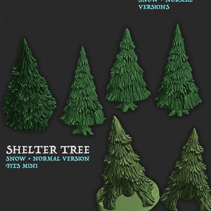 The Wilds of Wintertide Pine Trees - EC3D - DND - Pathfinder - Dungeons ...