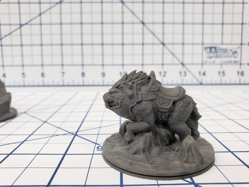 Wilds of Wintertide Big Cats Minis DND Pathfinder | Etsy