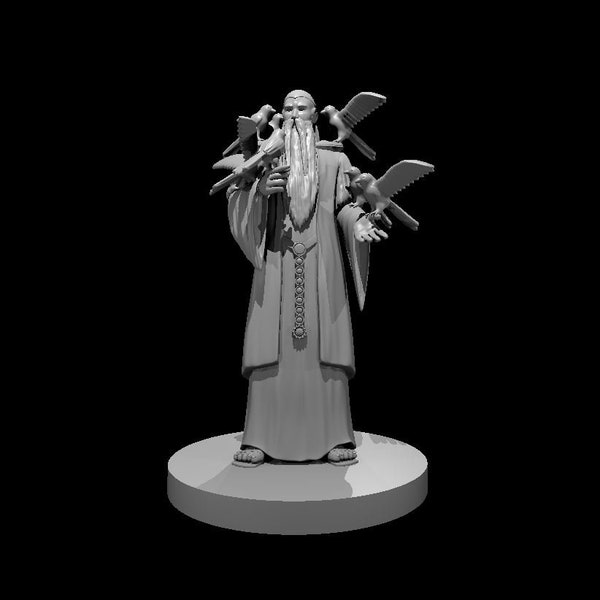 Dnd Old Man Miniature - Etsy