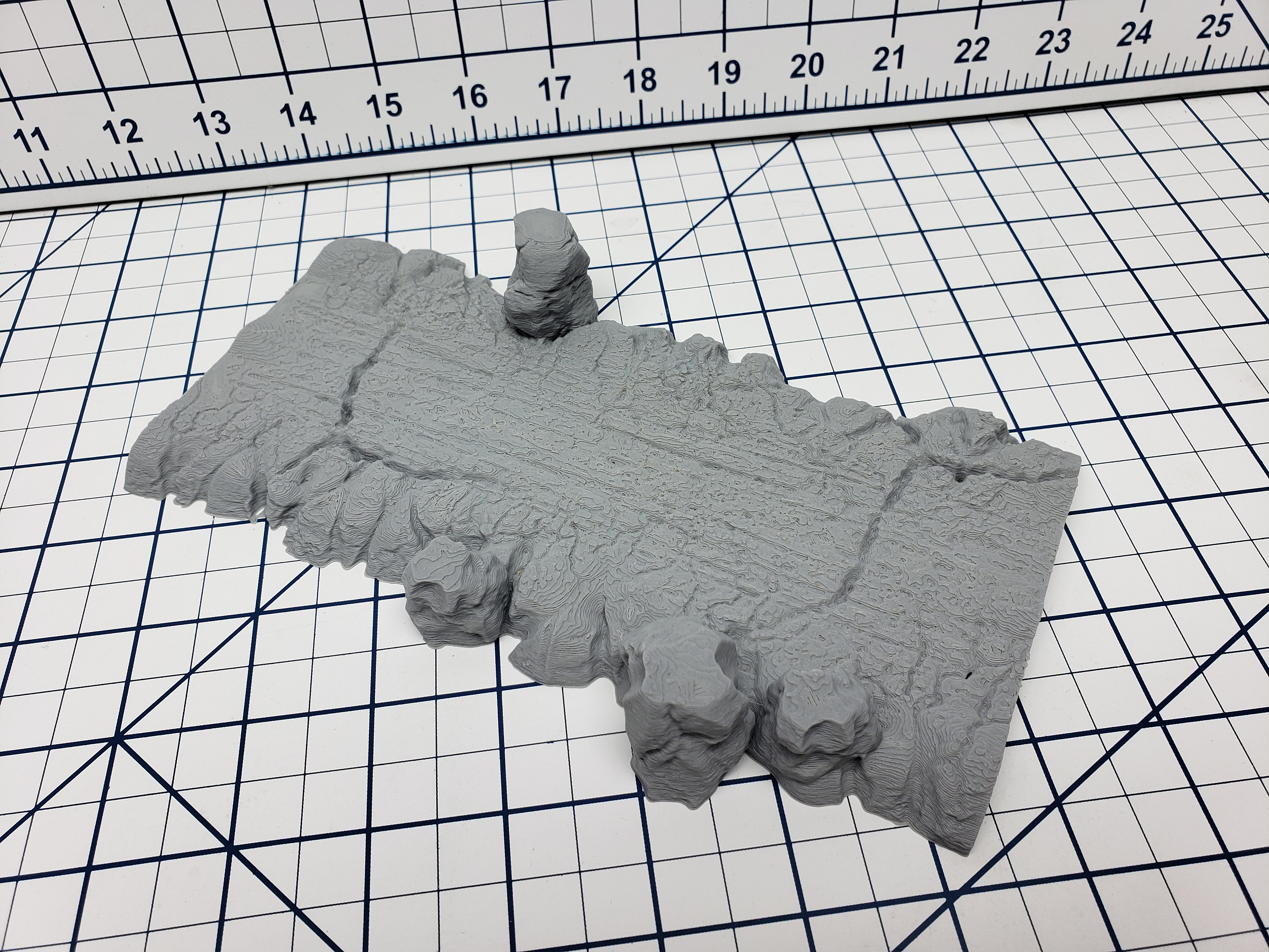 Tabletop Pathfinder Road to Adventure Badland Road Terrain Pieces 28 mm ...