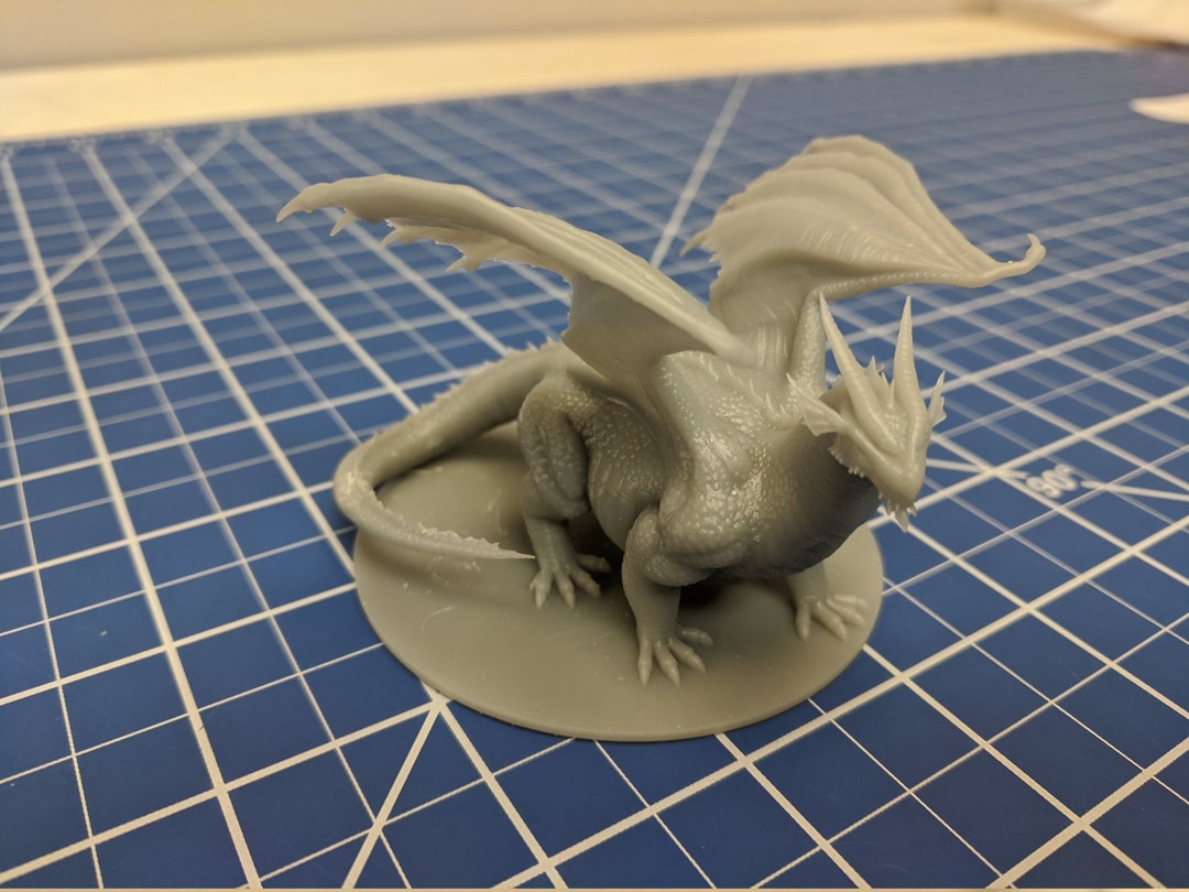 Chonky Red Dragon Chromatic Mini - DND - Pathfinder - Dungeons ...