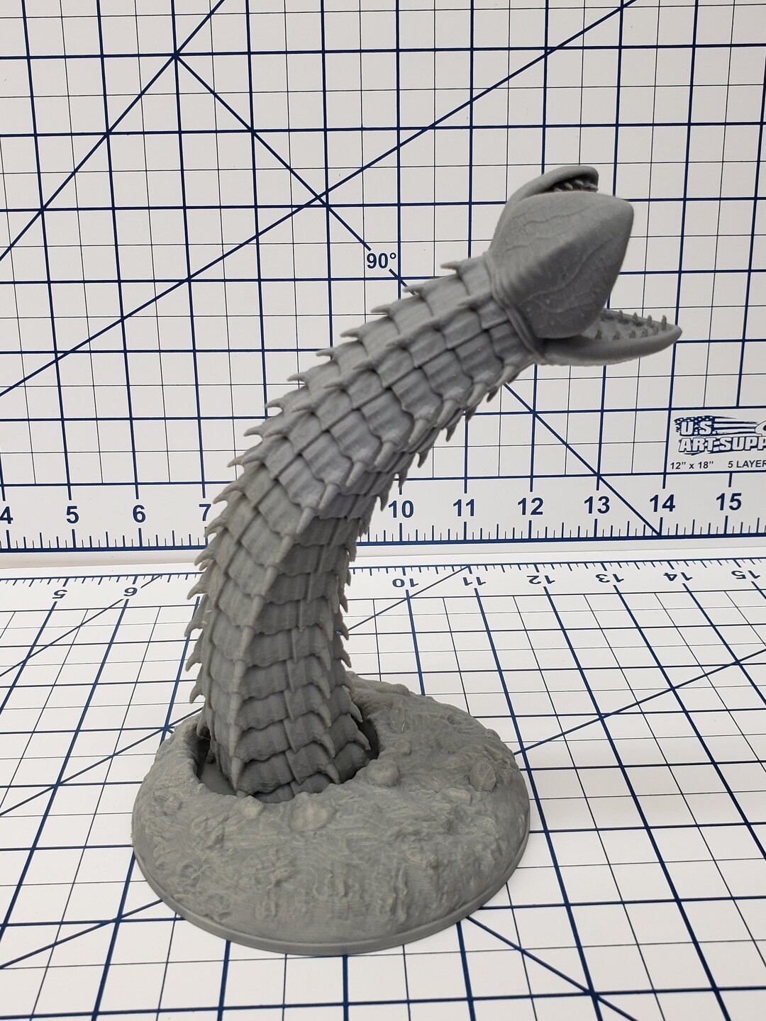 Giant Worm Miniature - DND - Pathfinder - RPG - Dungeon & Dragons ...
