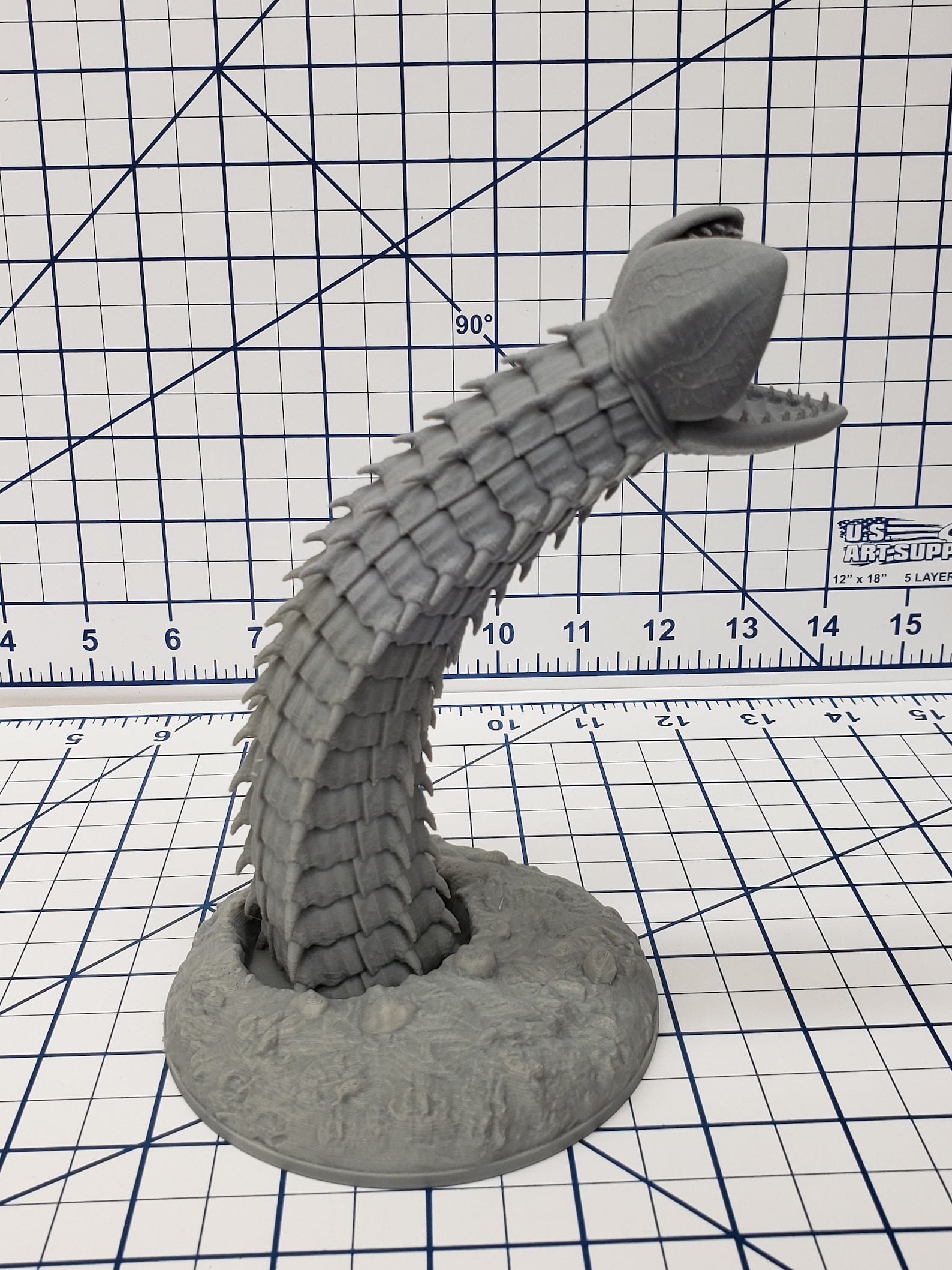 Giant Worm Miniature DND Pathfinder RPG Dungeon & - Etsy