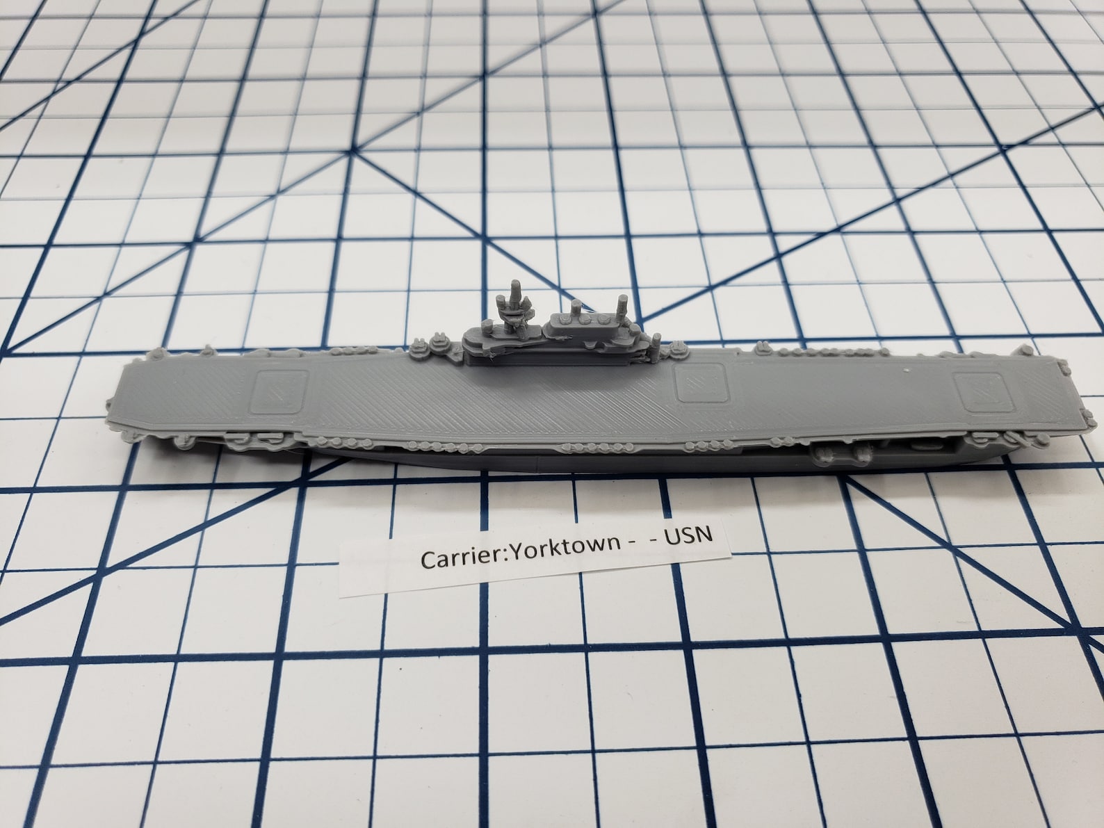 Carrier - Yorktown - USN - Wargaming - Naval Miniature - Tabletop Games ...