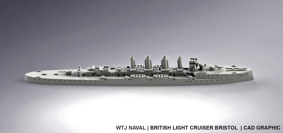 Bristol - UK Royal Navy - Pre Dreadnought Era - Wargaming - Naval ...