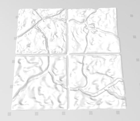 Rough Stone Floor Tiles - Openforge - Openlock - DND - Tabletop - RPG ...