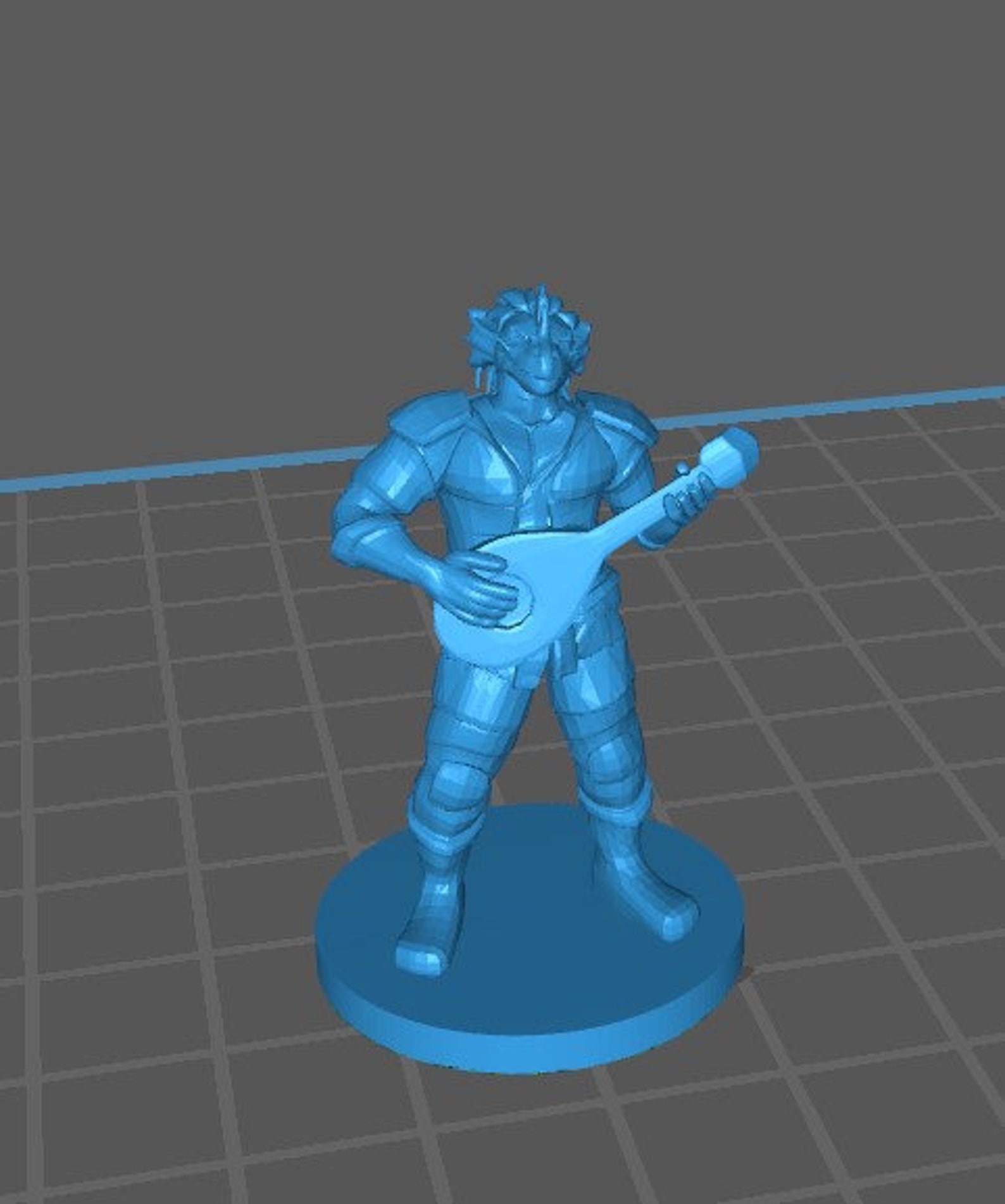 Dragonborn Bard Mini DND Pathfinder Dungeons & Dragons - Etsy