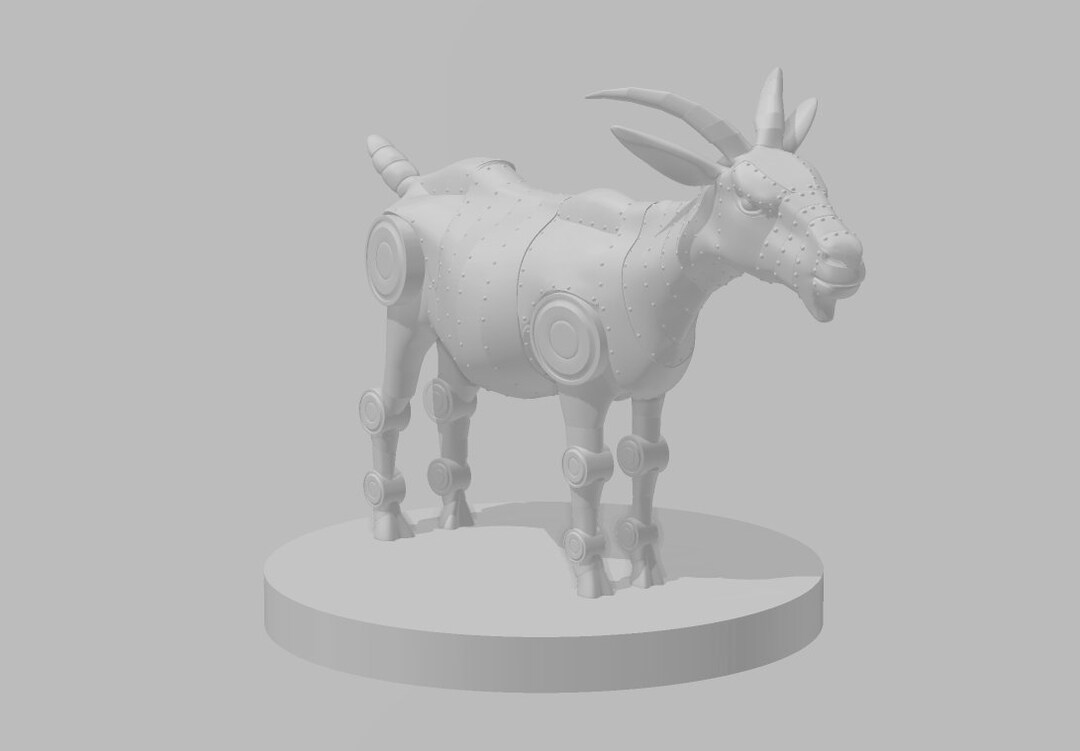 Goat Steel Defender - DND - Pathfinder - Dungeons & Dragons - RPG ...