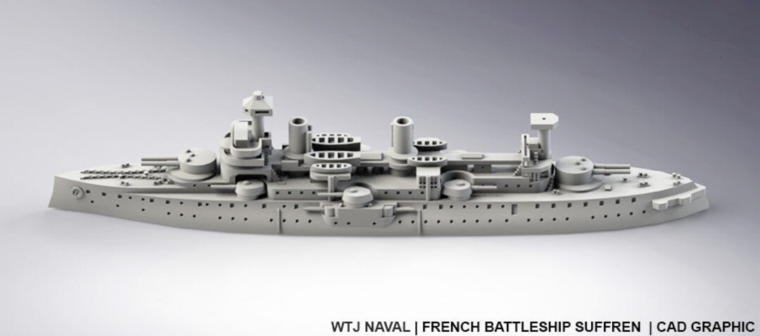 Suffren - French - Pre Dreadnought Era - Wargaming - Naval Miniature ...